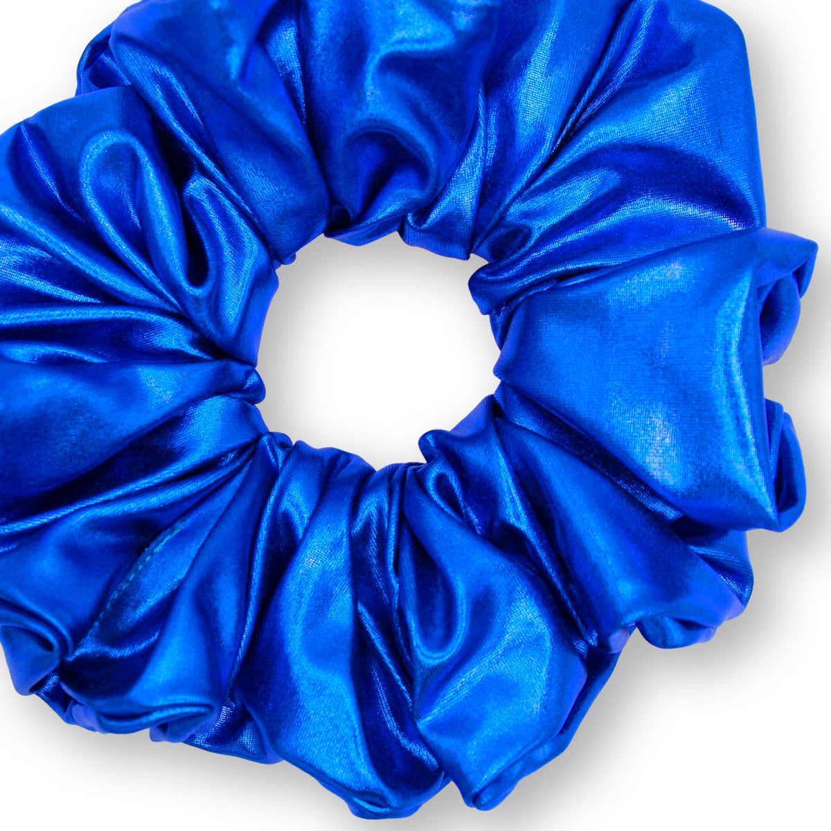 KING SIZE Metallic Scrunchies XXL Oversized Made in the USA Royal ...